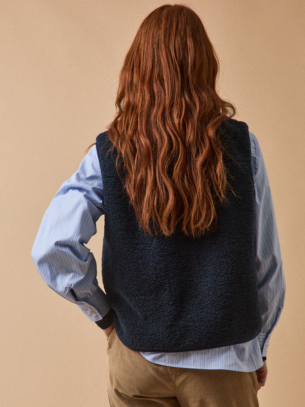 Veste sans manches en sherpa femme - Cyrillus FR