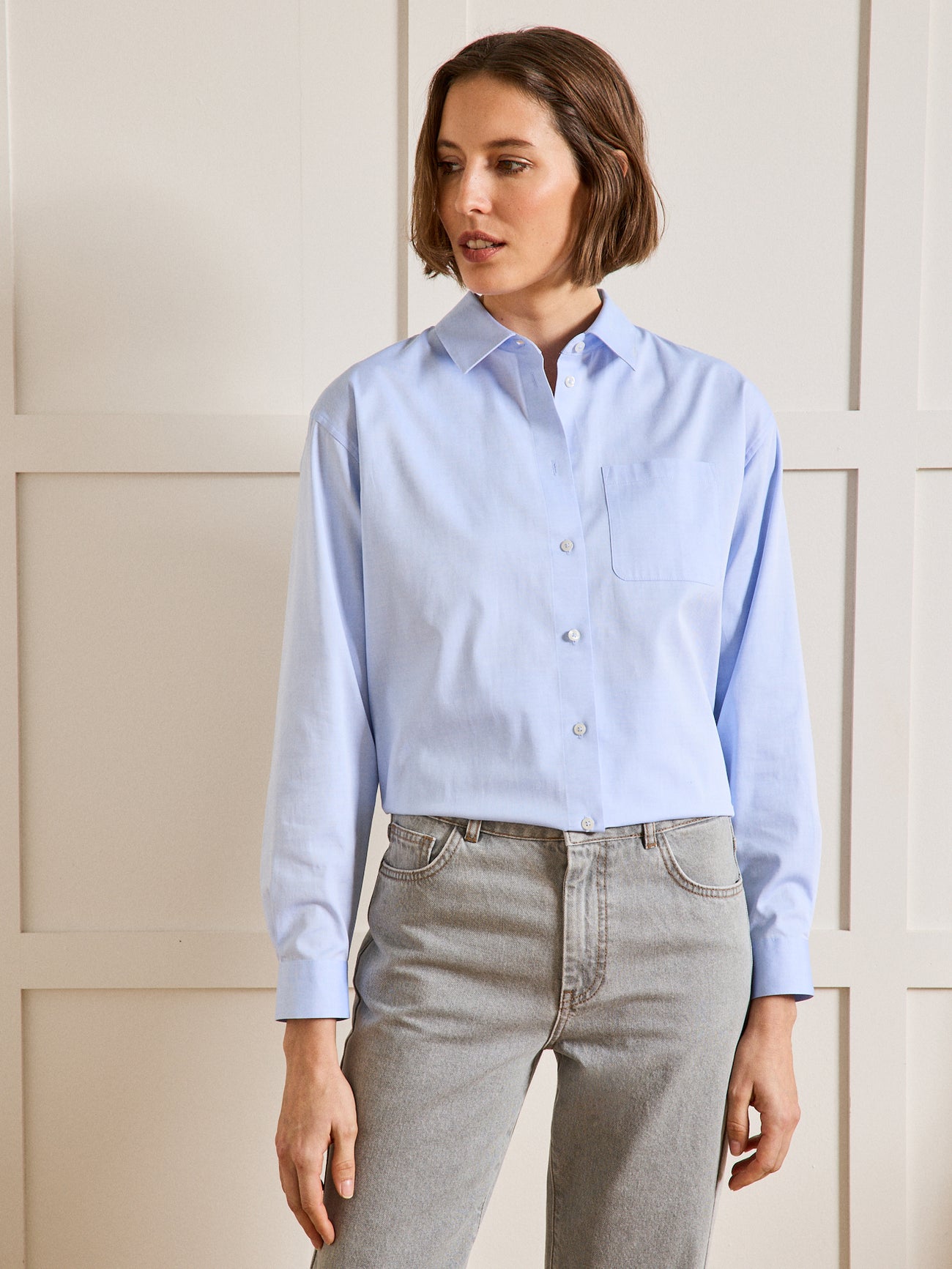 Chemise unie oxford femme - coton biologique - Cyrillus FR