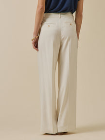Pantalon extra large tissu natté femme Ava - Cyrillus FR
