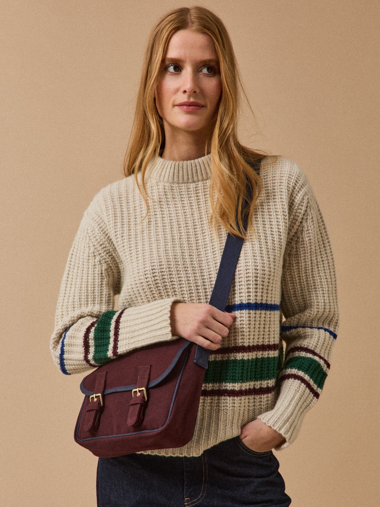Sac besace - Collaboration Moismont x Cyrillus fig - Cyrillus FR