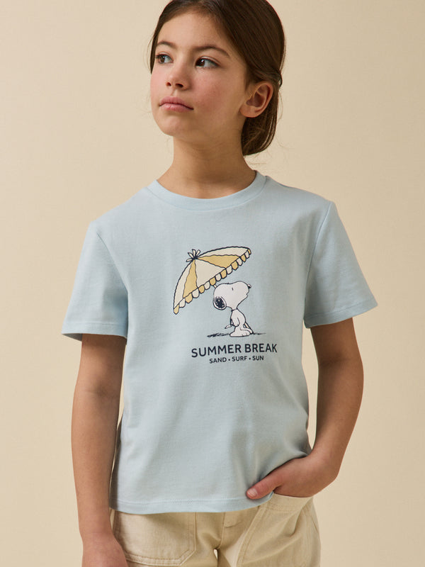 T-shirt Enfant Cyrillus x PEANUTS(TM) Collection Snoopy - Cyrillus FR